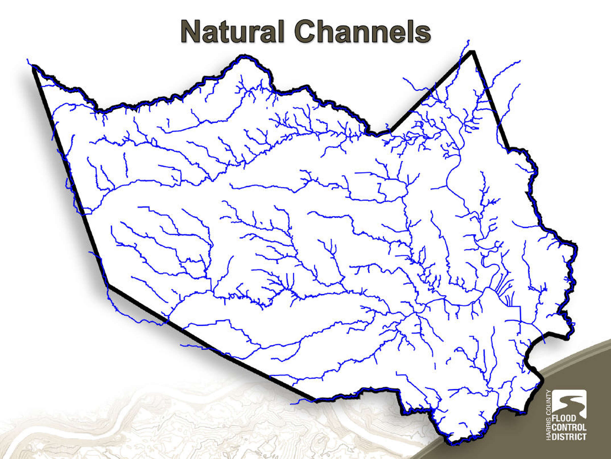 Maps that help explain greater Houston's tangle with flood waters
