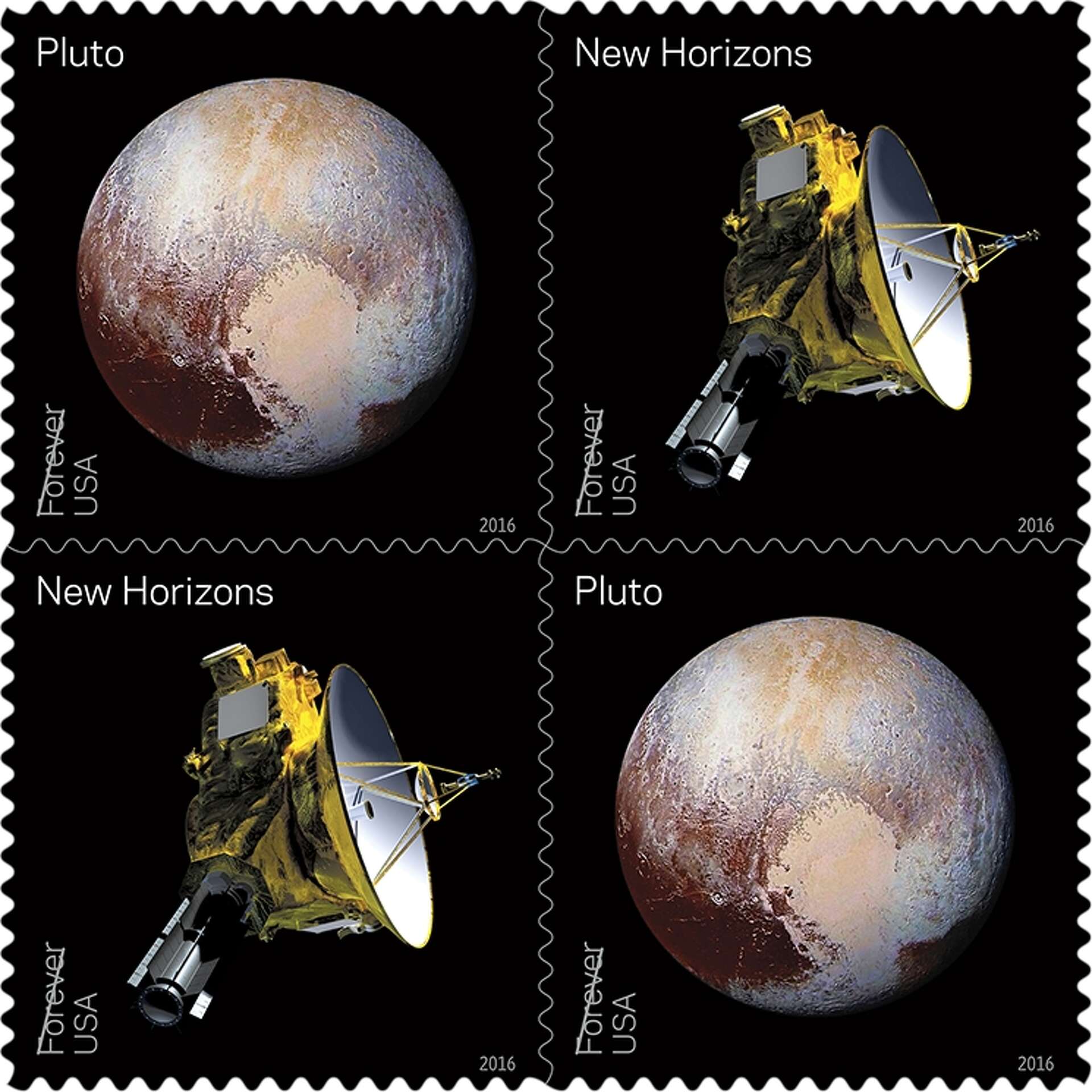 New postage stamps celebrate NASA, Pluto, the planets and Star Trek