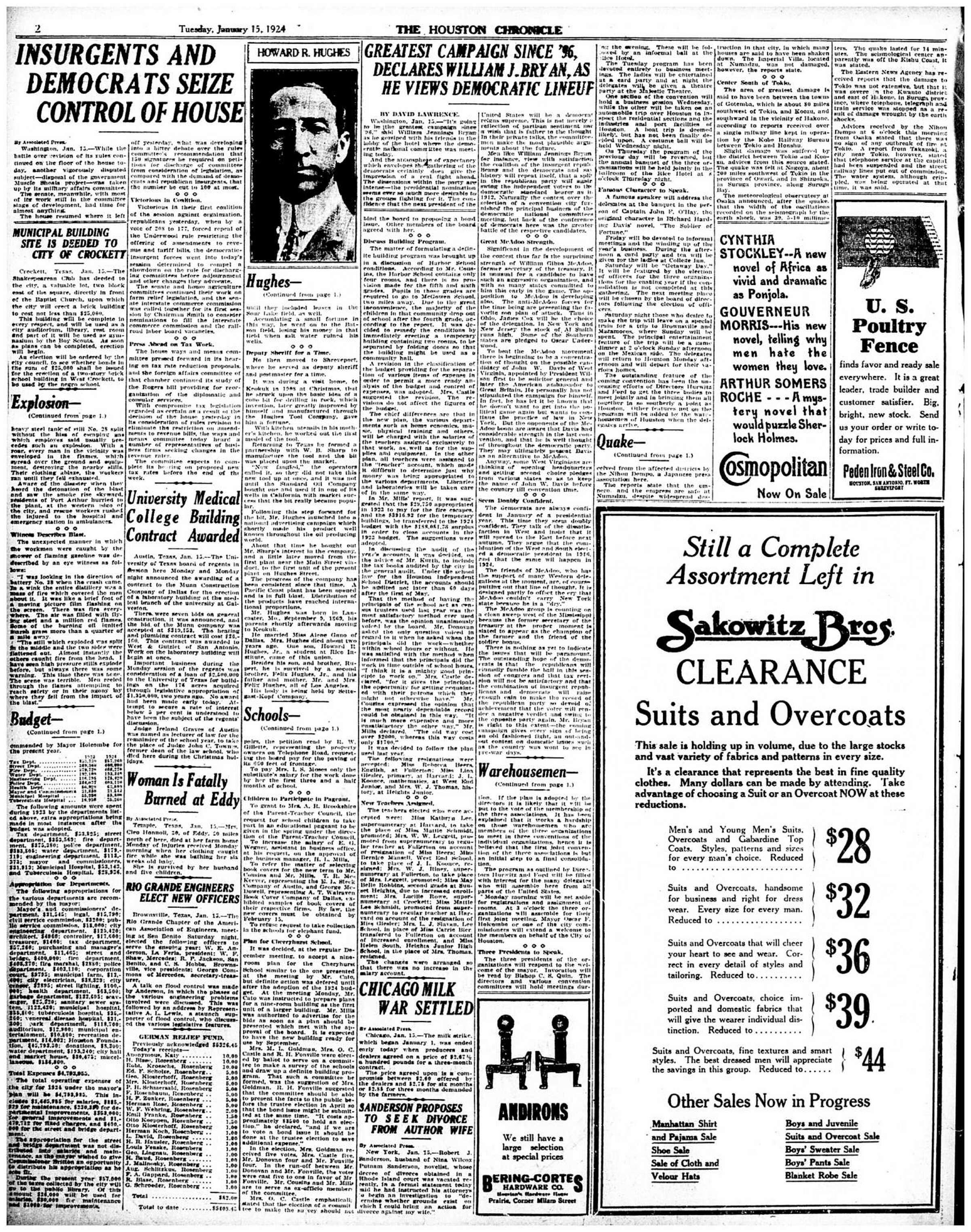 Howard Hughes Sr. changed oil industry, and Houston, forever