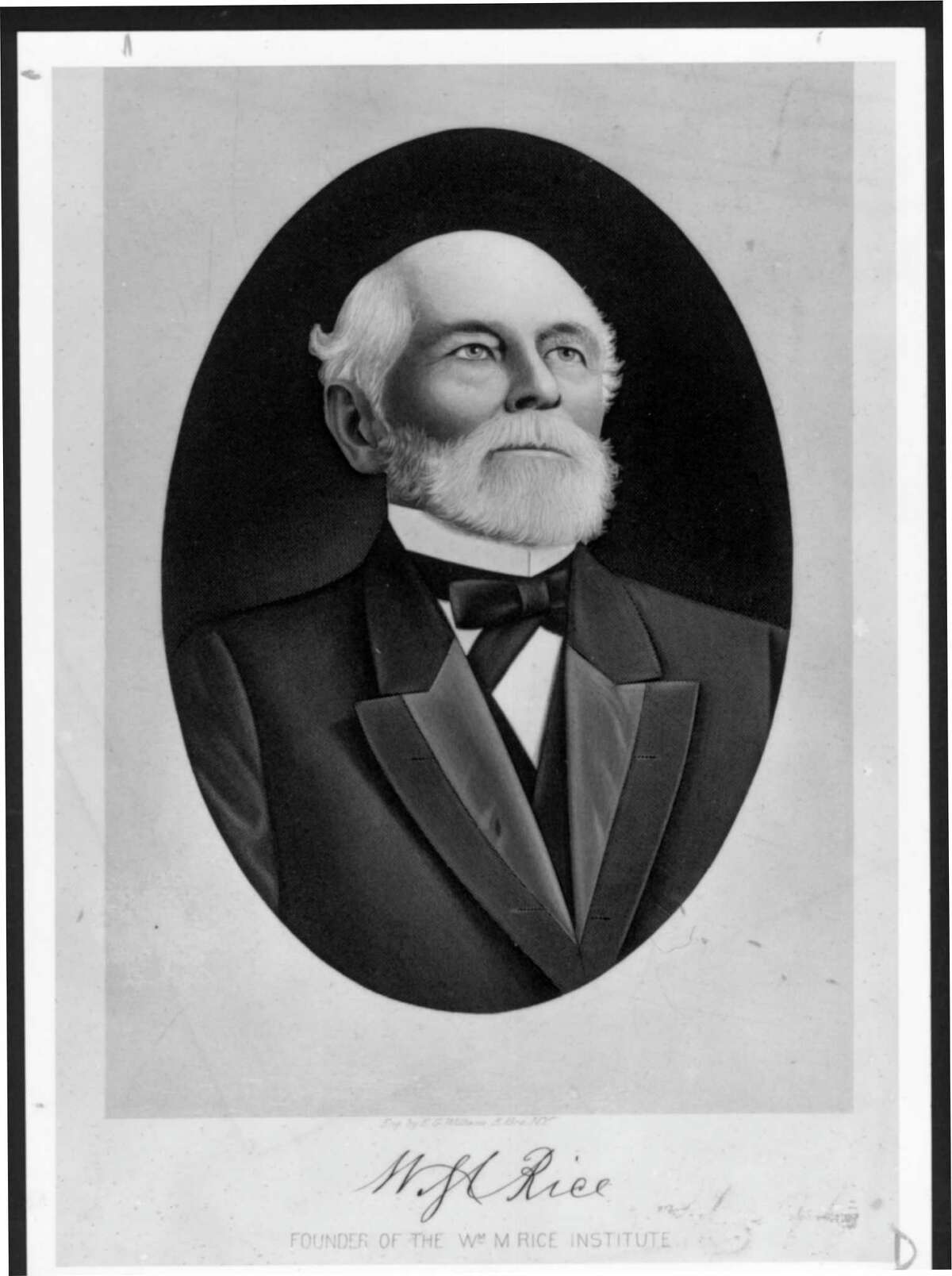 The vision of William Marsh Rice becomes a university after his ...