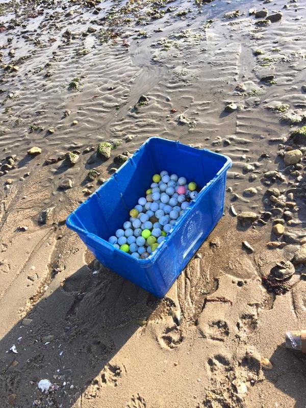 Neighbors tee-off on club after golf balls litter Rowayton coast