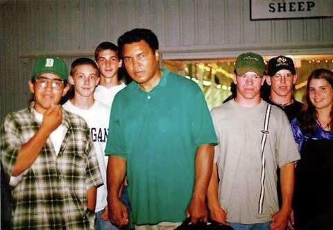 Fan photo with Muhammad Ali a memory for the ages