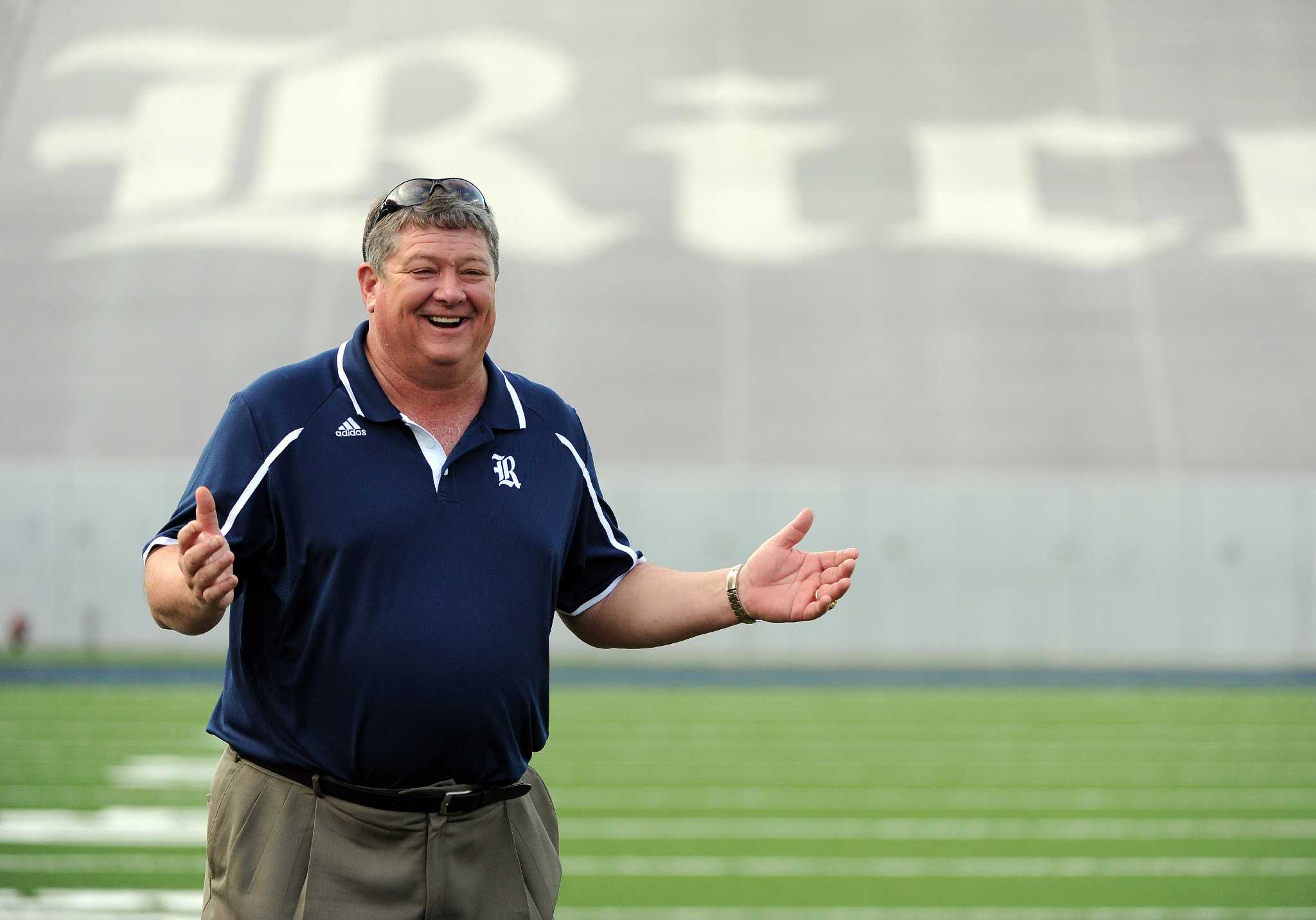 Rice football coach Bailiff enjoys coming back home