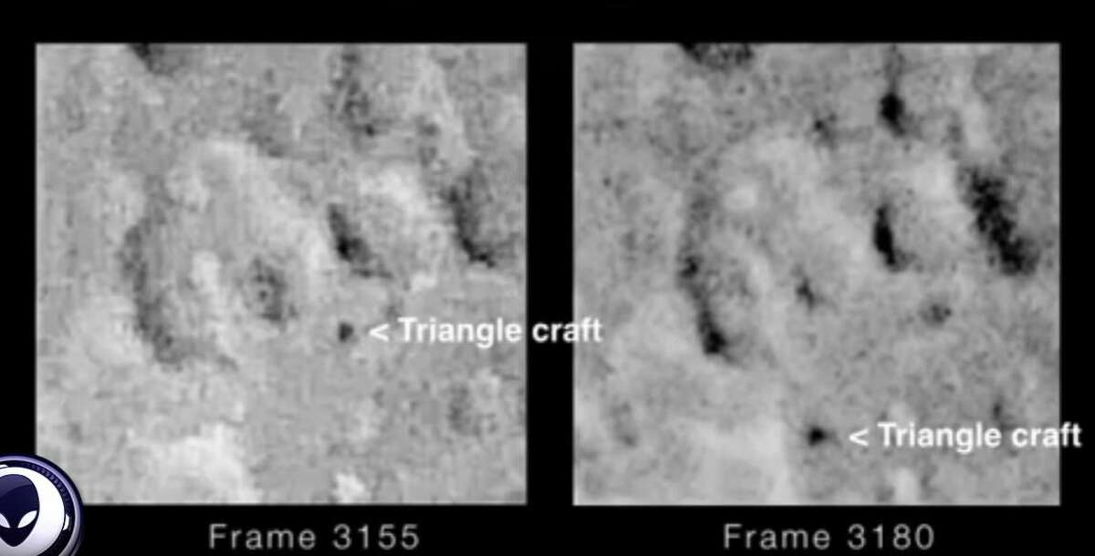 Texas UFO expert: Triangle-shaped craft appears near moon's surface in ...