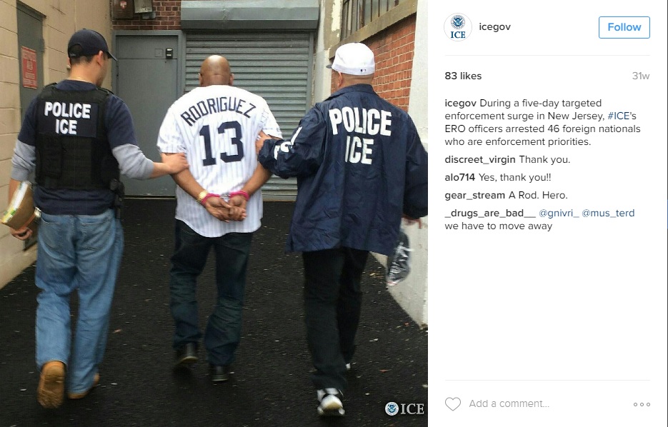 U.S. Immigration and Customs Enforcement has an Instagram and it's awesome