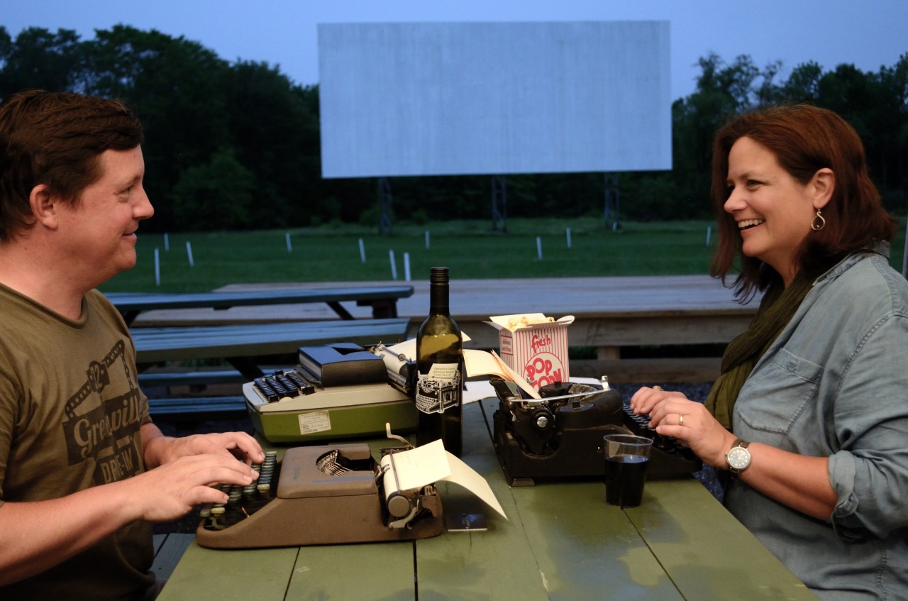 Typewriters take center stage at Greenville Drive-In festival