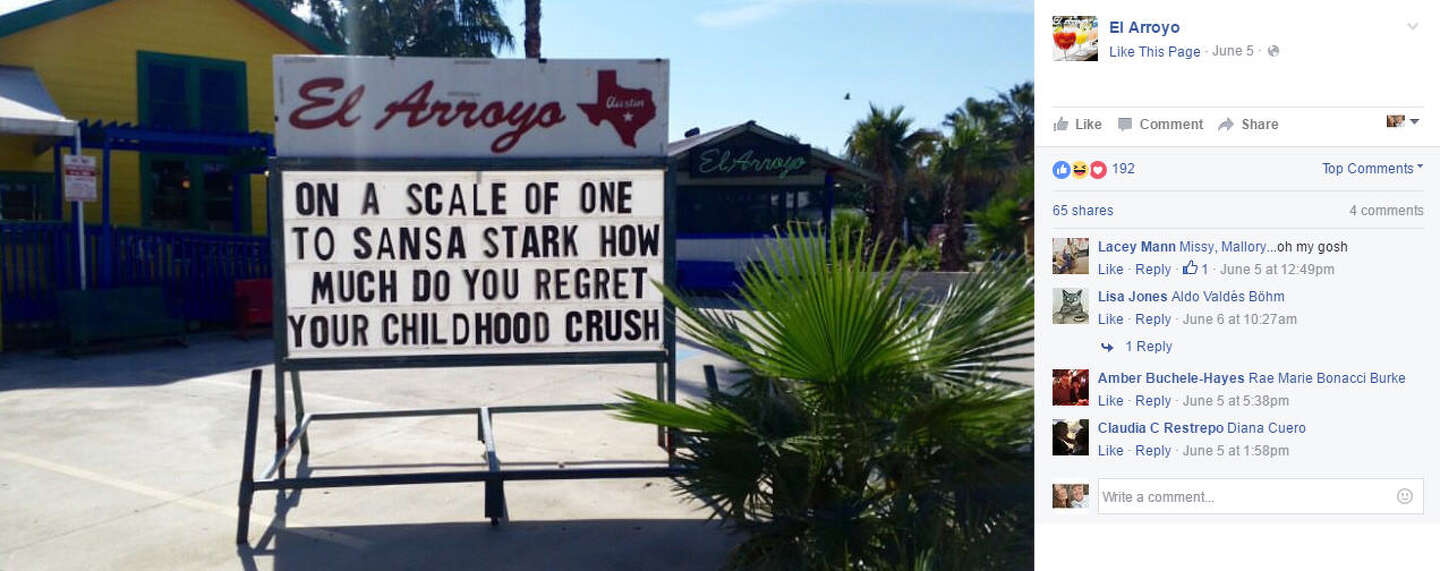 Austin's El Arroyo strikes us again with an epic comeback on their ...