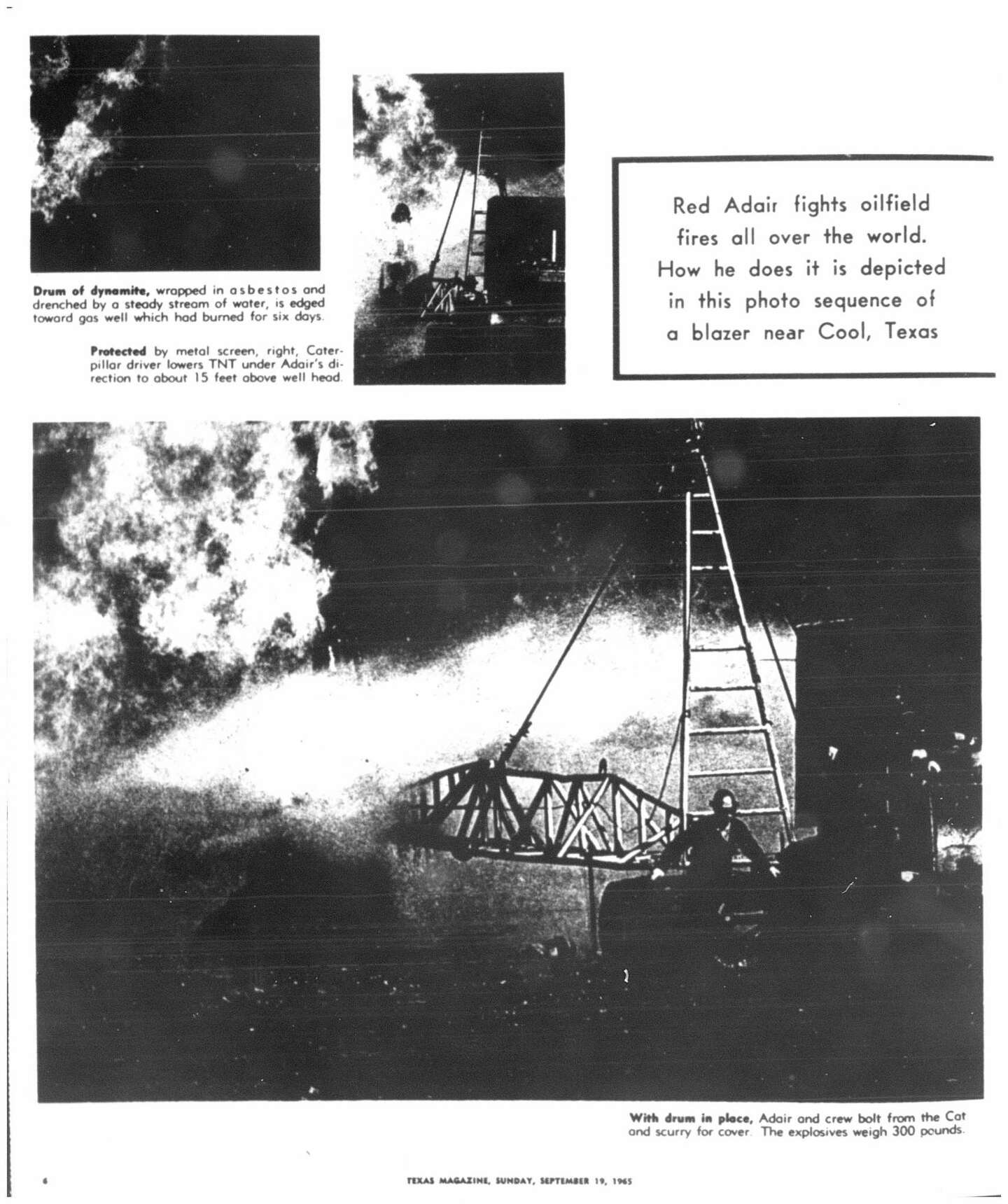 Fighting oil well fires propelled Red Adair to celebrity status