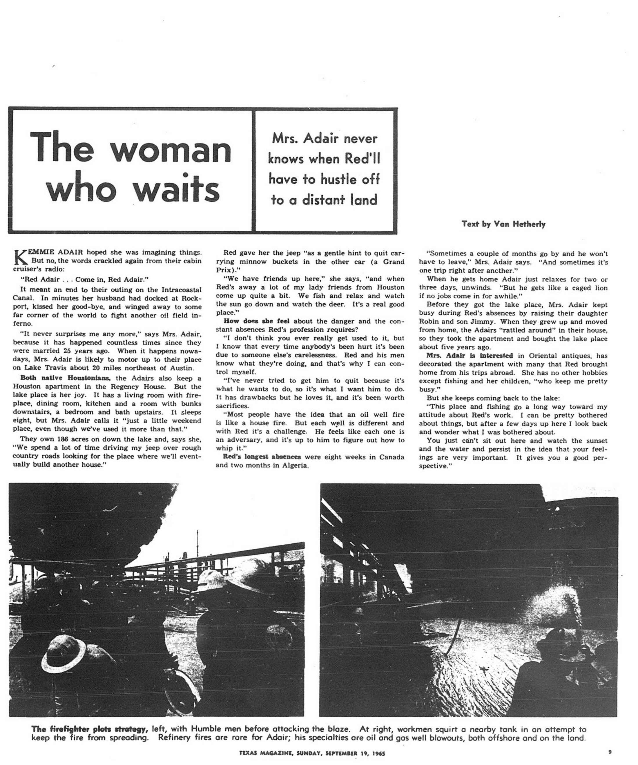 Fighting oil well fires propelled Red Adair to celebrity status