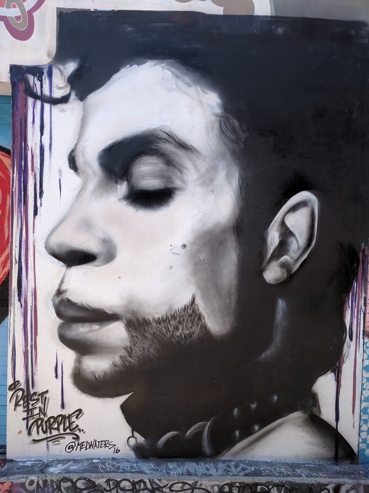 New Prince mural brings splash of purple to the Mission's Clarion Alley