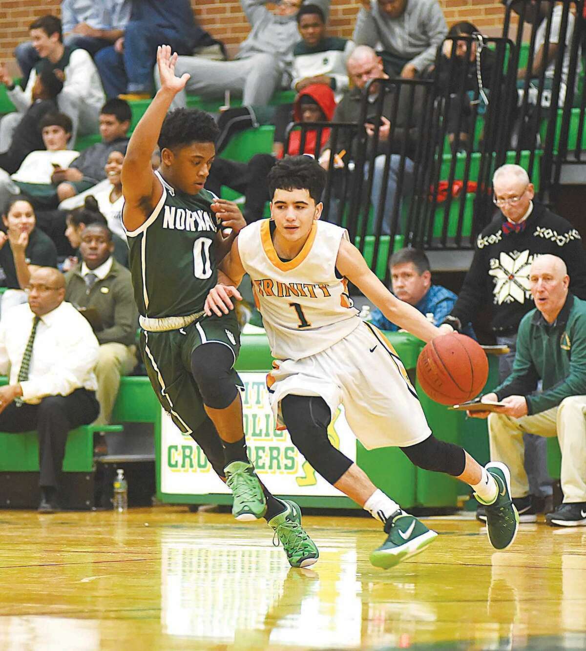Boys Basketball: Norwalk loses to Trinity Catholic