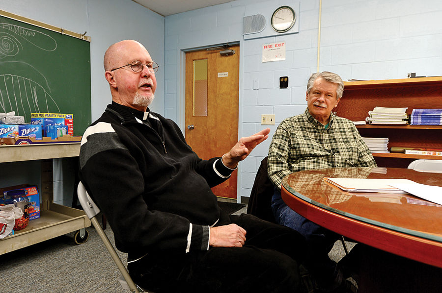 Father David Blanchfield, pastor of St. Jeromes Church