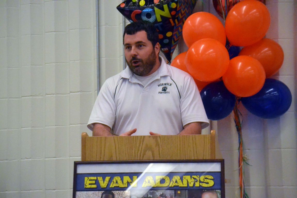 Norwalk's Evan Adams Signing Day