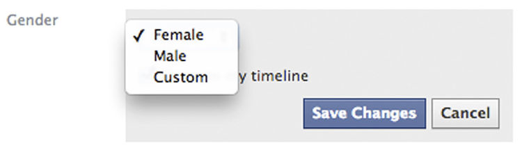 APNewsBreak: New gender options for Facebook users