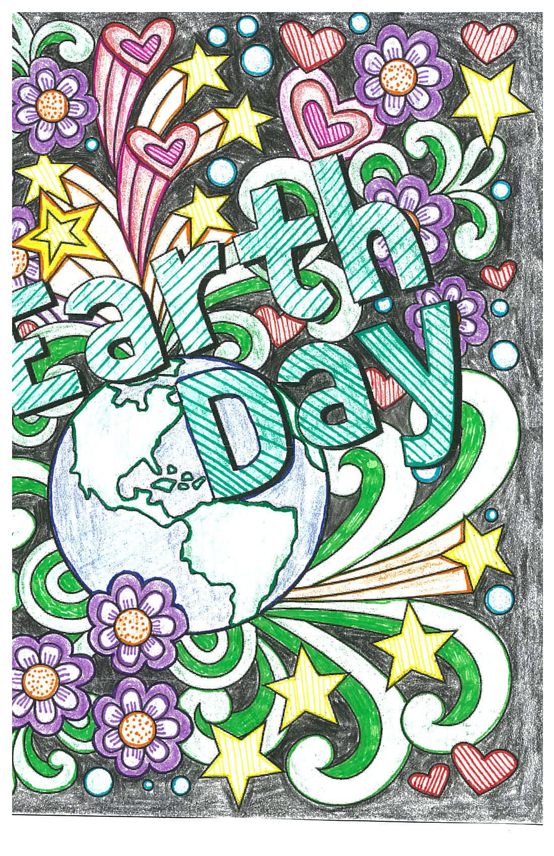 The Hour's Earth Day Coloring Contest
