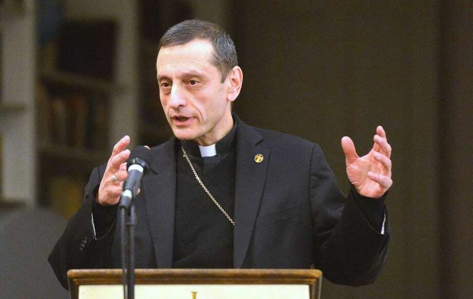 Bishop Caggiano impresses VOTF members during Norwalk visit - The Hour
