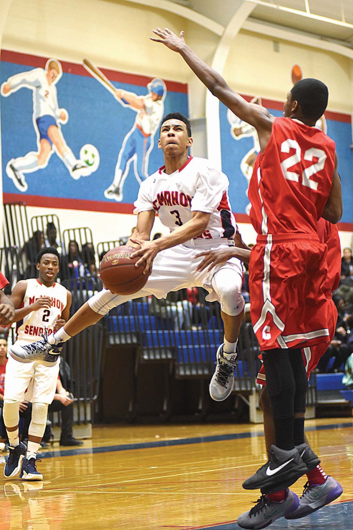 Boys Basketball: Under-manned McMahon rolls past Central