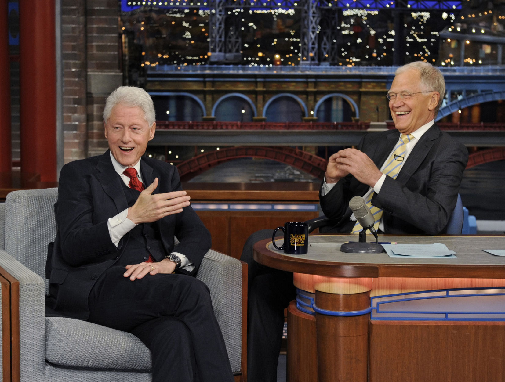 Bill Clinton David Letterman