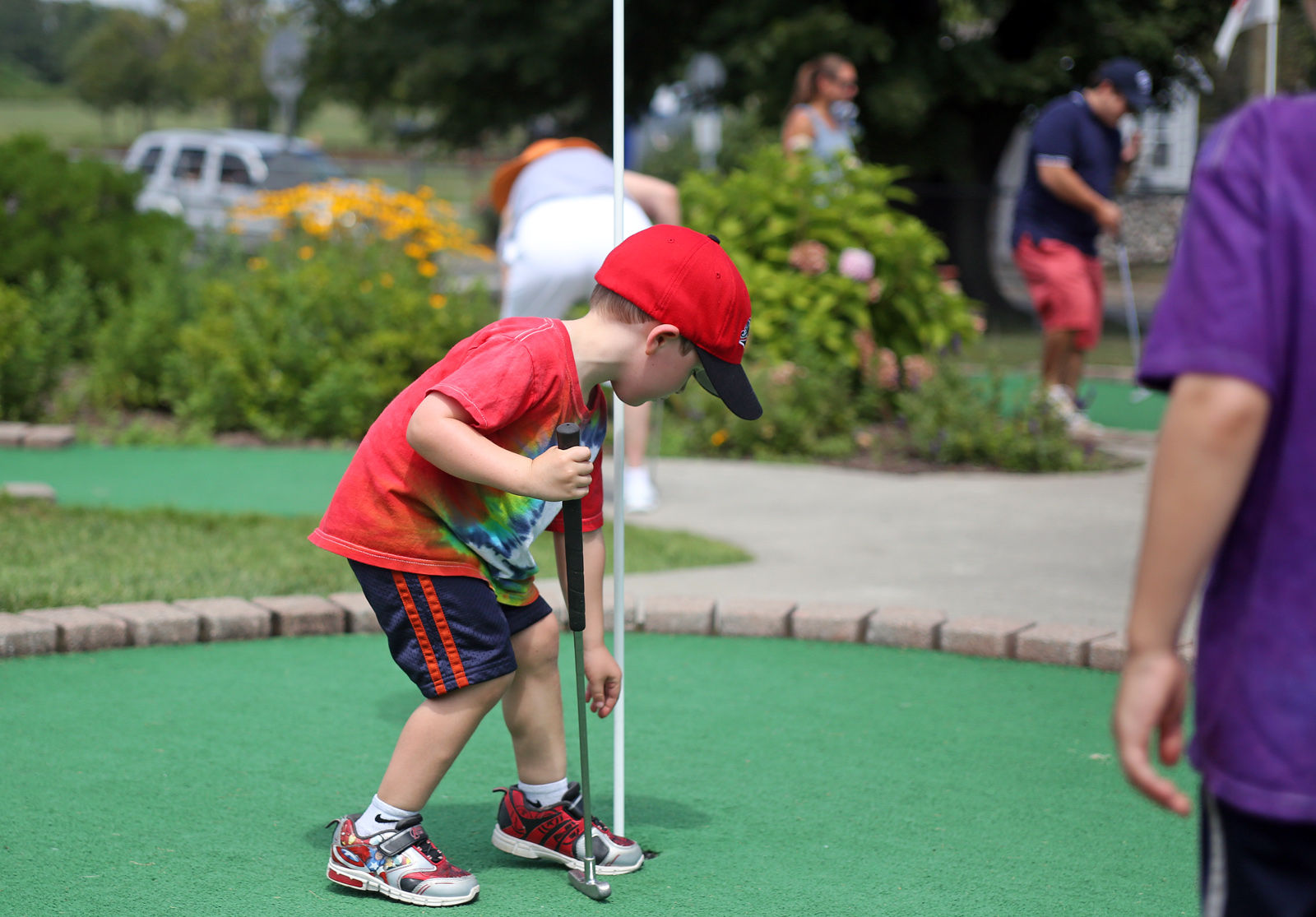 IN PHOTOS: Mini-golf on a Sunday in Norwalk