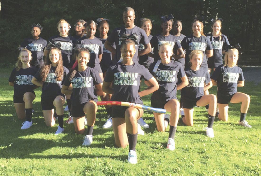 NHS cheerleaders win awards at camp