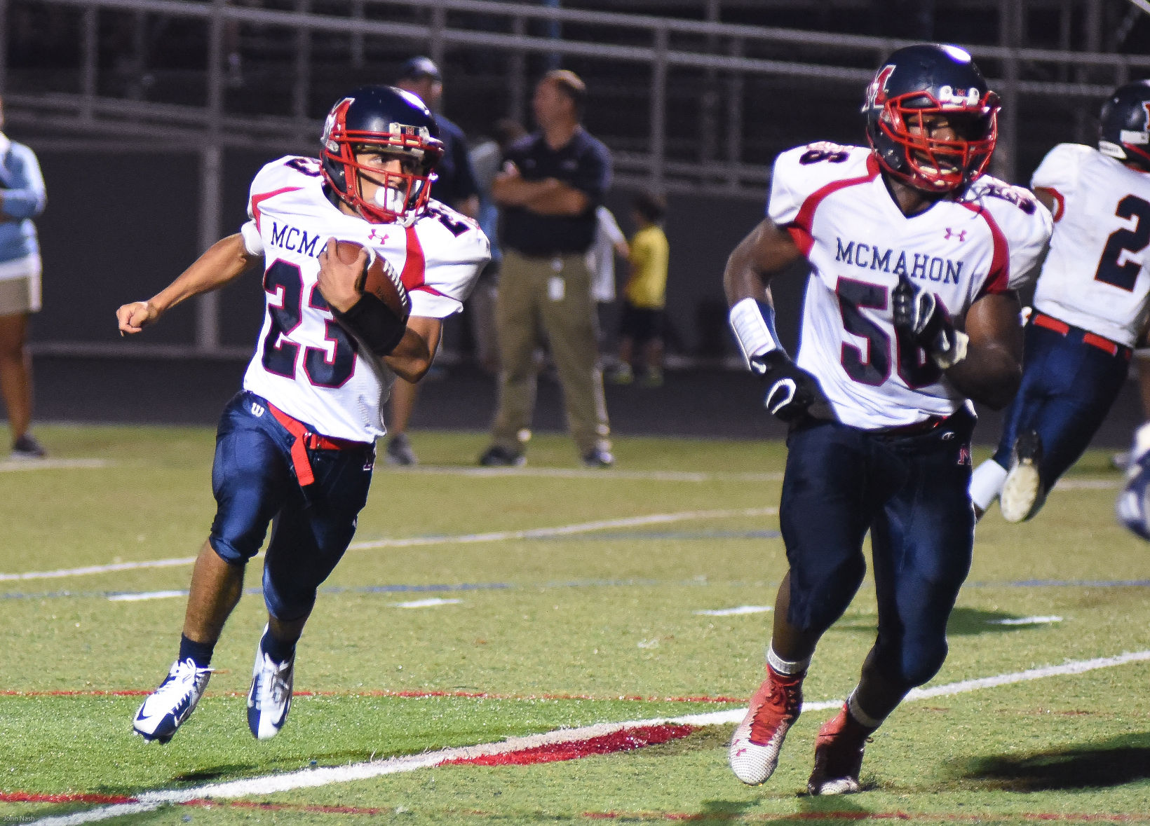 McMahon at Wilton Football