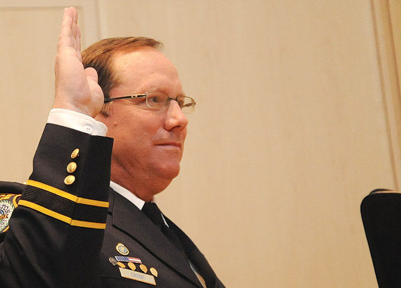 Robert Crosby sworn in as chief of Wilton police