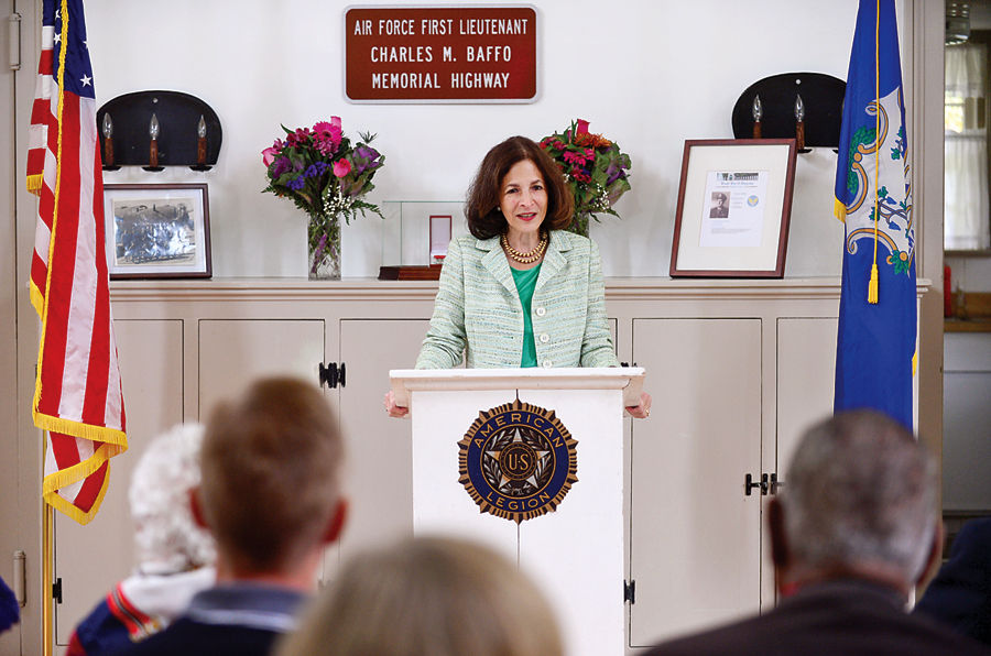 Route 106 in Wilton named for World War II hero Baffo