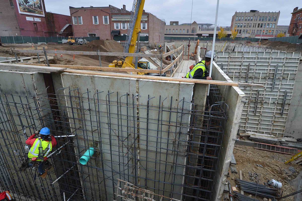Wall Street Place construction site tour