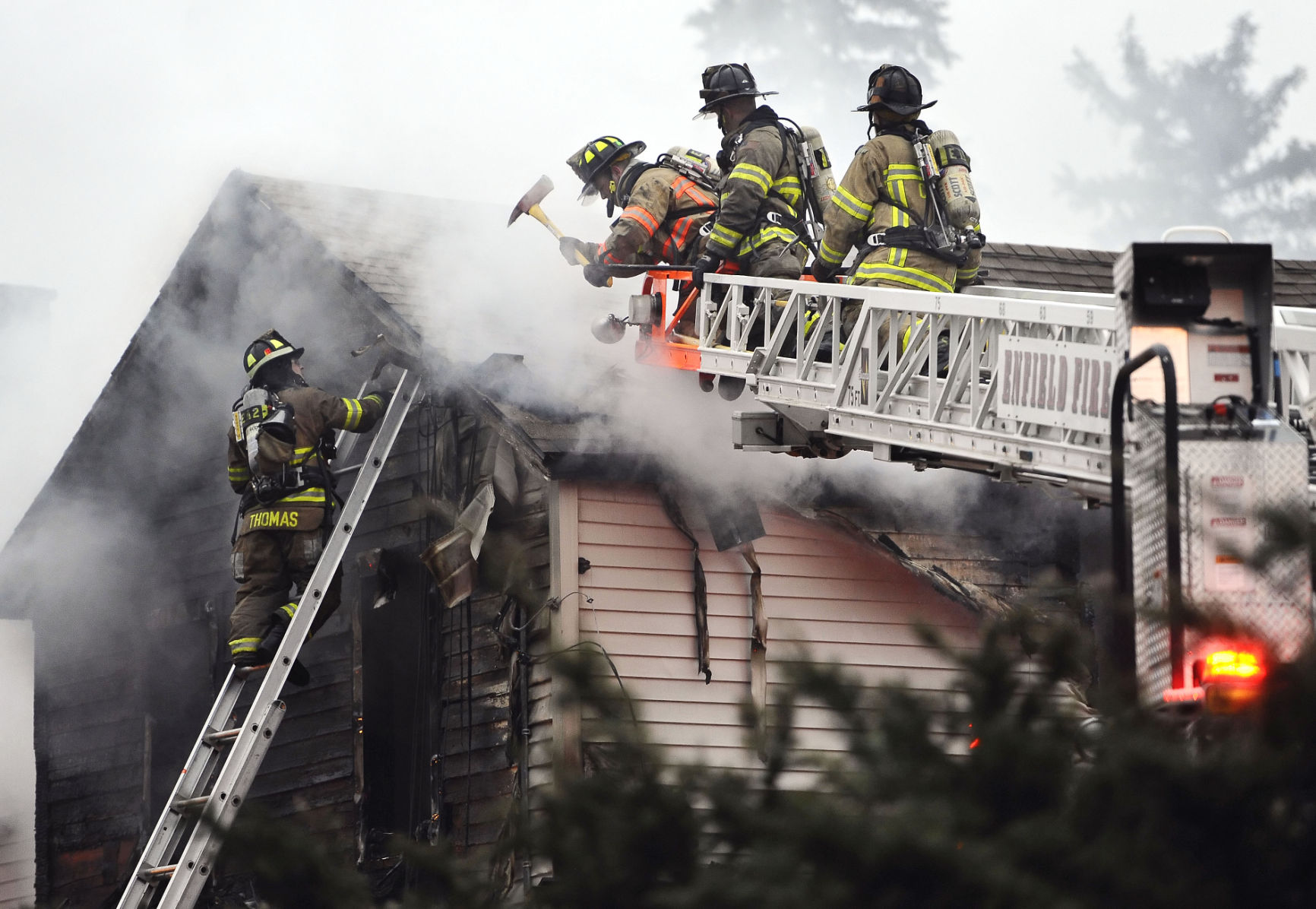 PHOTOS: Enfield House Fire
