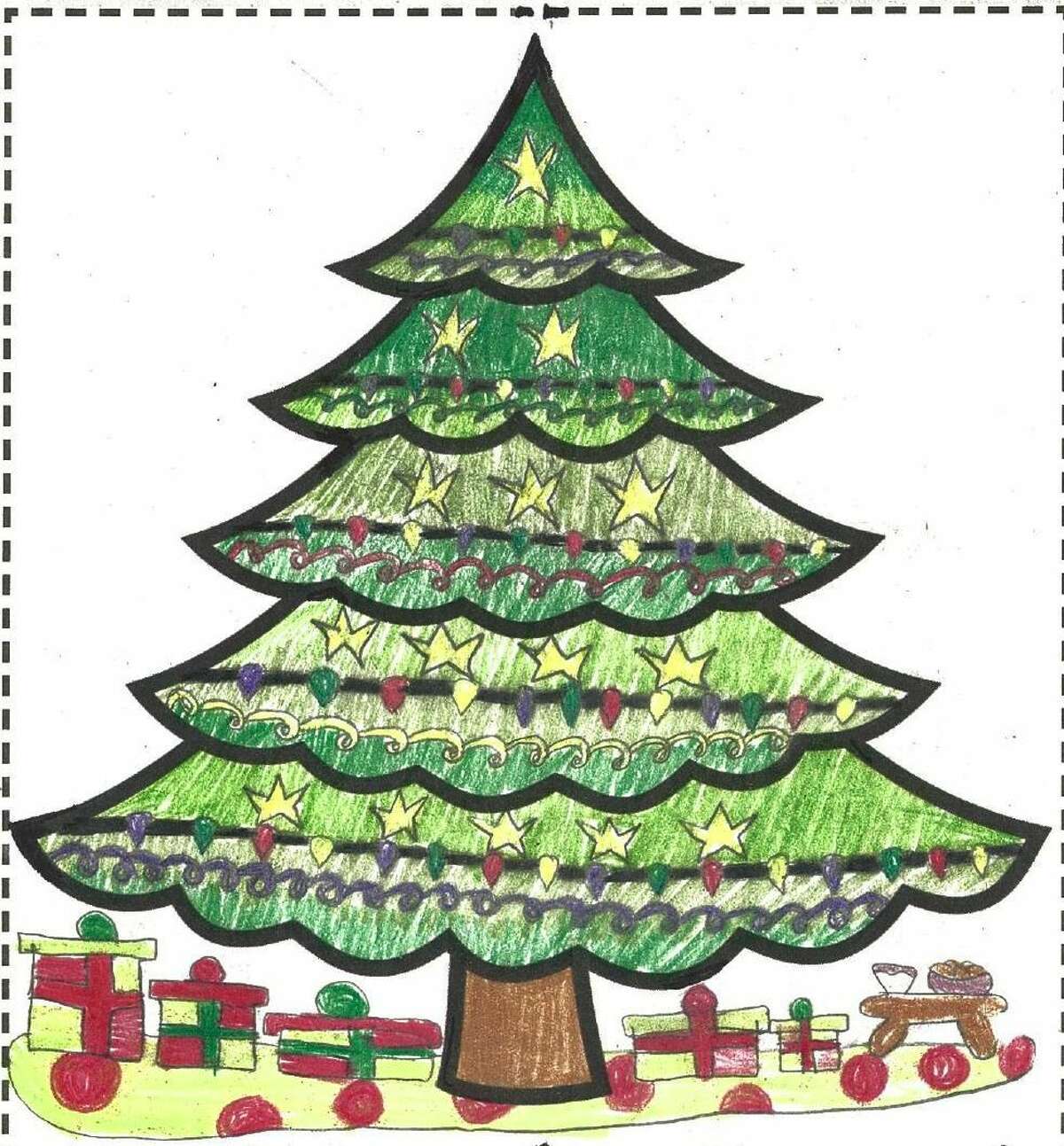 The Hour's Christmas Tree Coloring Contest