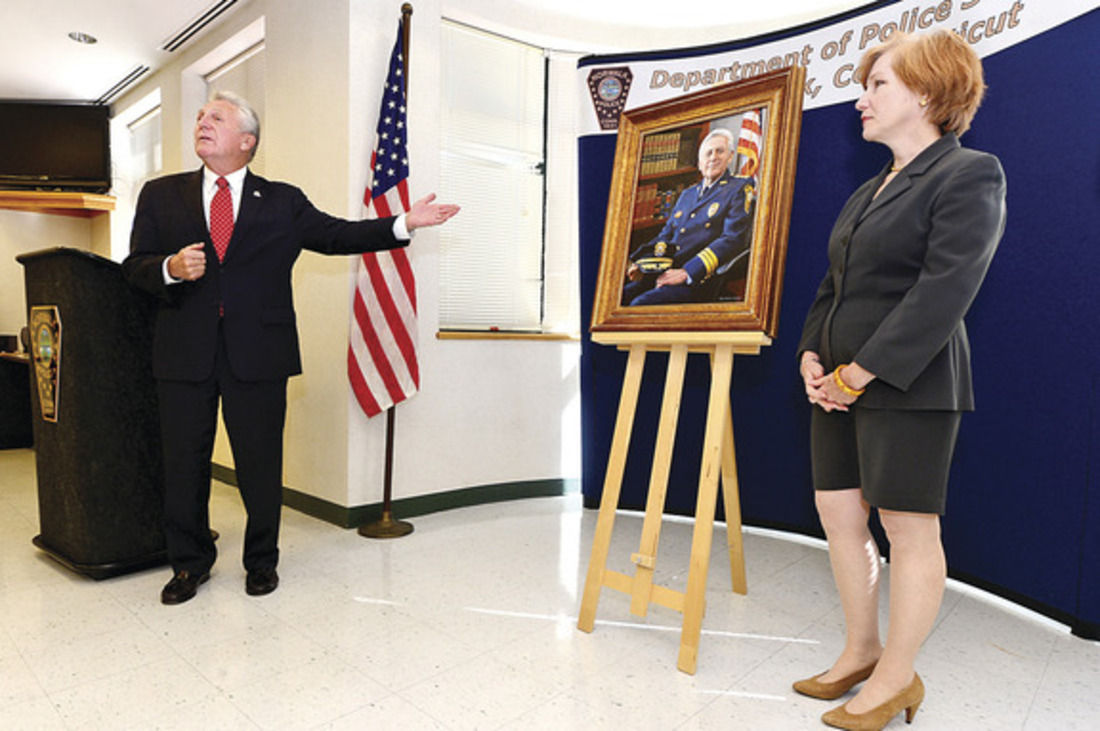 Oil portrait of former police chief, Harry Rilling unveiled
