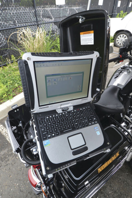 Norwalk Police unveil new police motorcycle technology