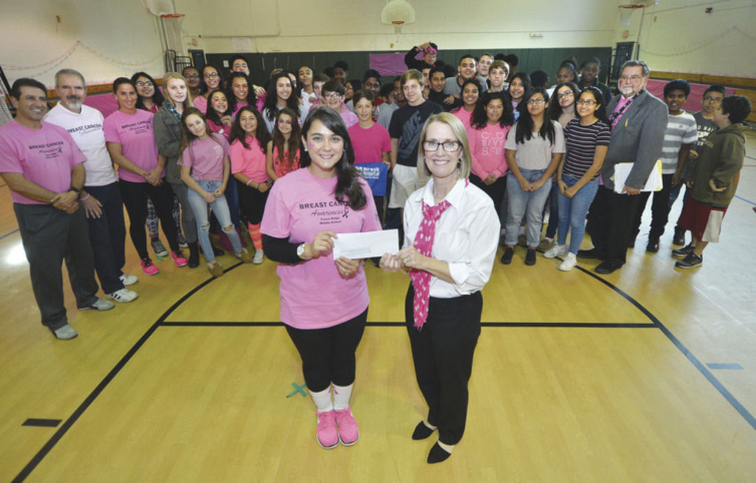 Pink Out Day: Ponus Ridge students raise over $500 for breast cancer ...