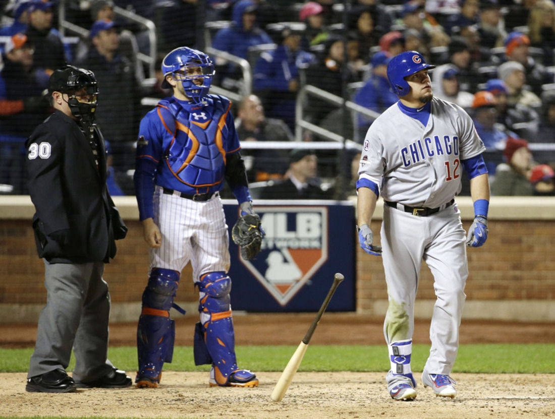 Harvey, Murphy lead Mets over Cubs 4-2 in NLCS opener