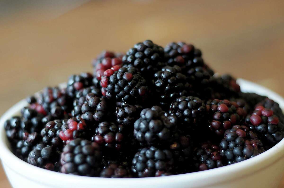 Fresh local blackberries sweeten the season