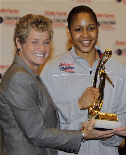 Moore wins third straight Wade Trophy