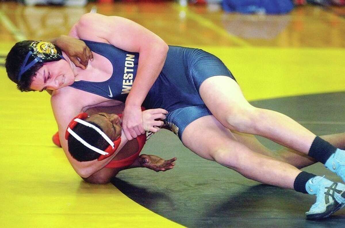 HS wrestling -- Weston takes down Stratford
