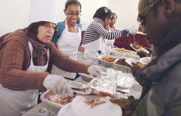 Thanksgiving feast comes with a lot of heart