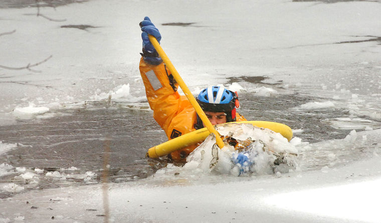 Cold water rescue attempt