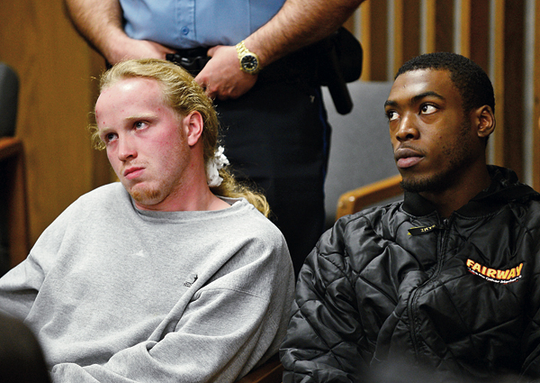 Suspects arraigned in murder of scooter rider on Fort Point St.