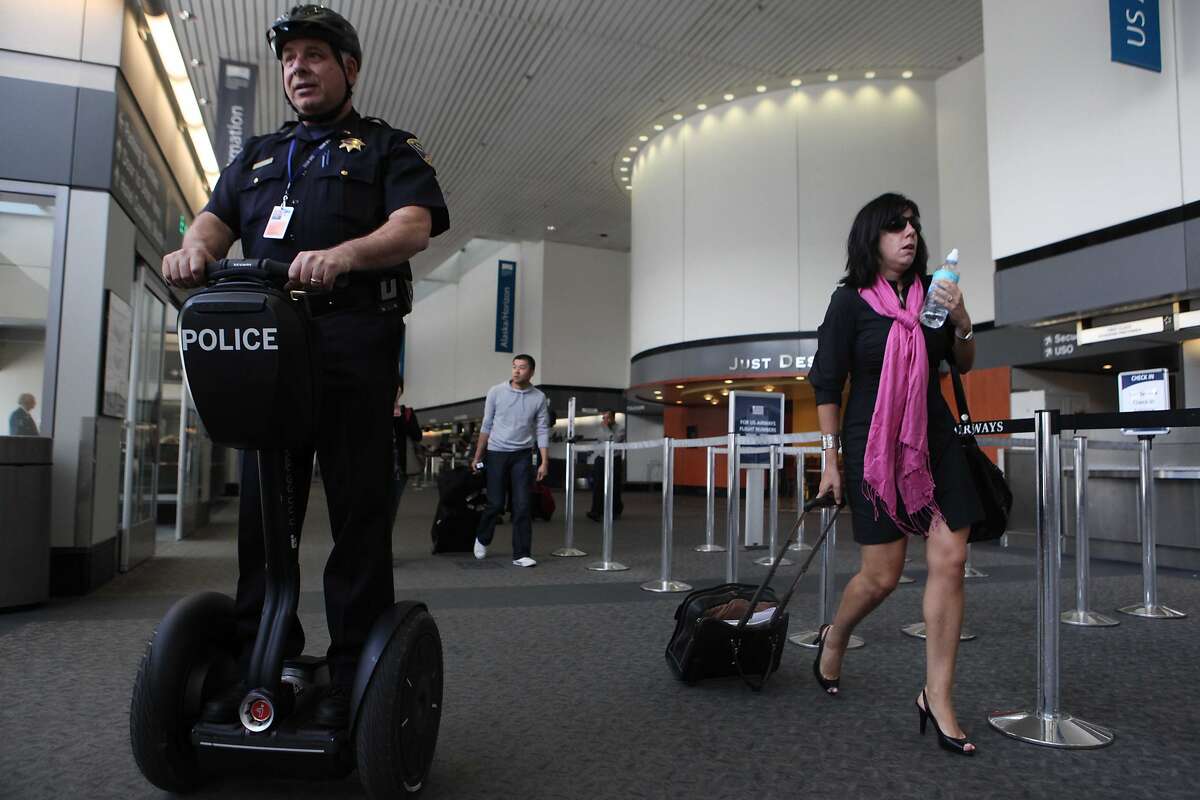 SFPD flight to the airport: Officers seek safe haven