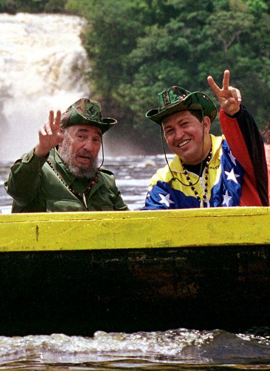 Fidel Castro, Hugo Chavez