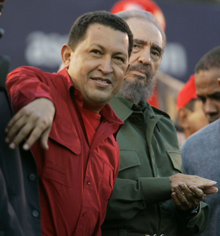 Hugo Chavez, Fidel Castro