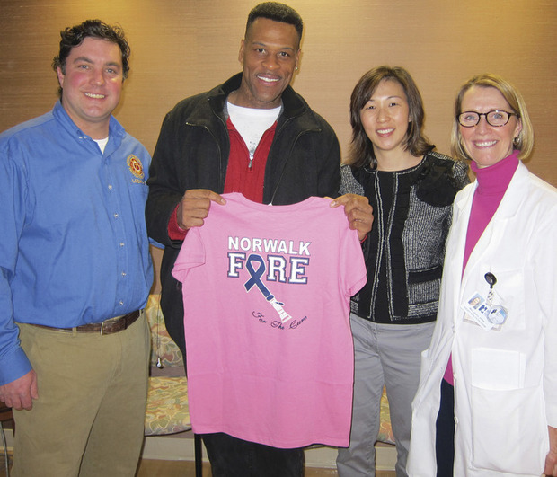 Norwalk firefighters donate $5,000 to the Smilow Family Breast Health ...