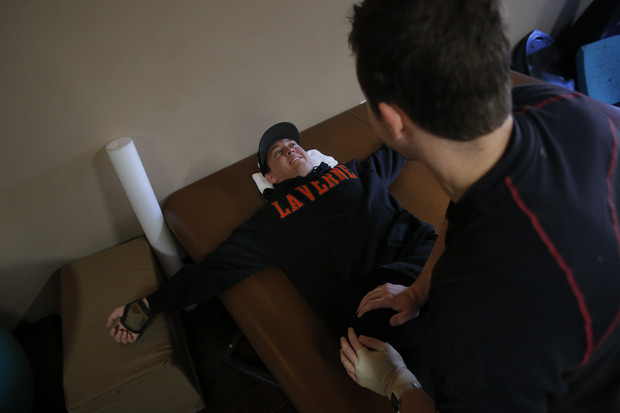 Paralyzed ex-athlete's foundation helping others