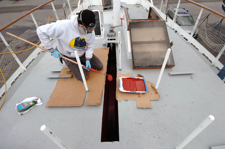 SoundWaters Schooner getting ship shape