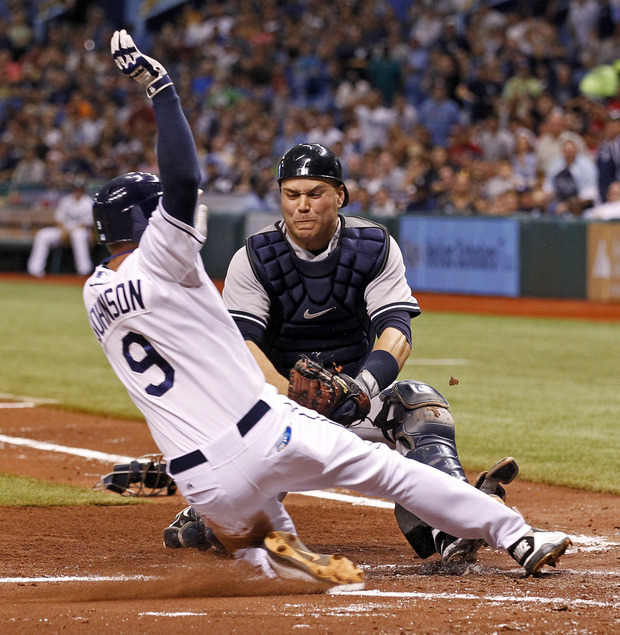 Sean Rodriguez keys Rays win over the Yankees