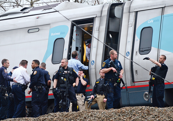 HIGH ALERT: Police search train in Norwalk, give all clear