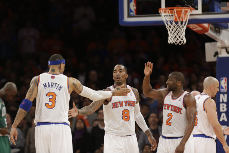 Kenyon Martin, J.R. Smith, Raymond Felton
