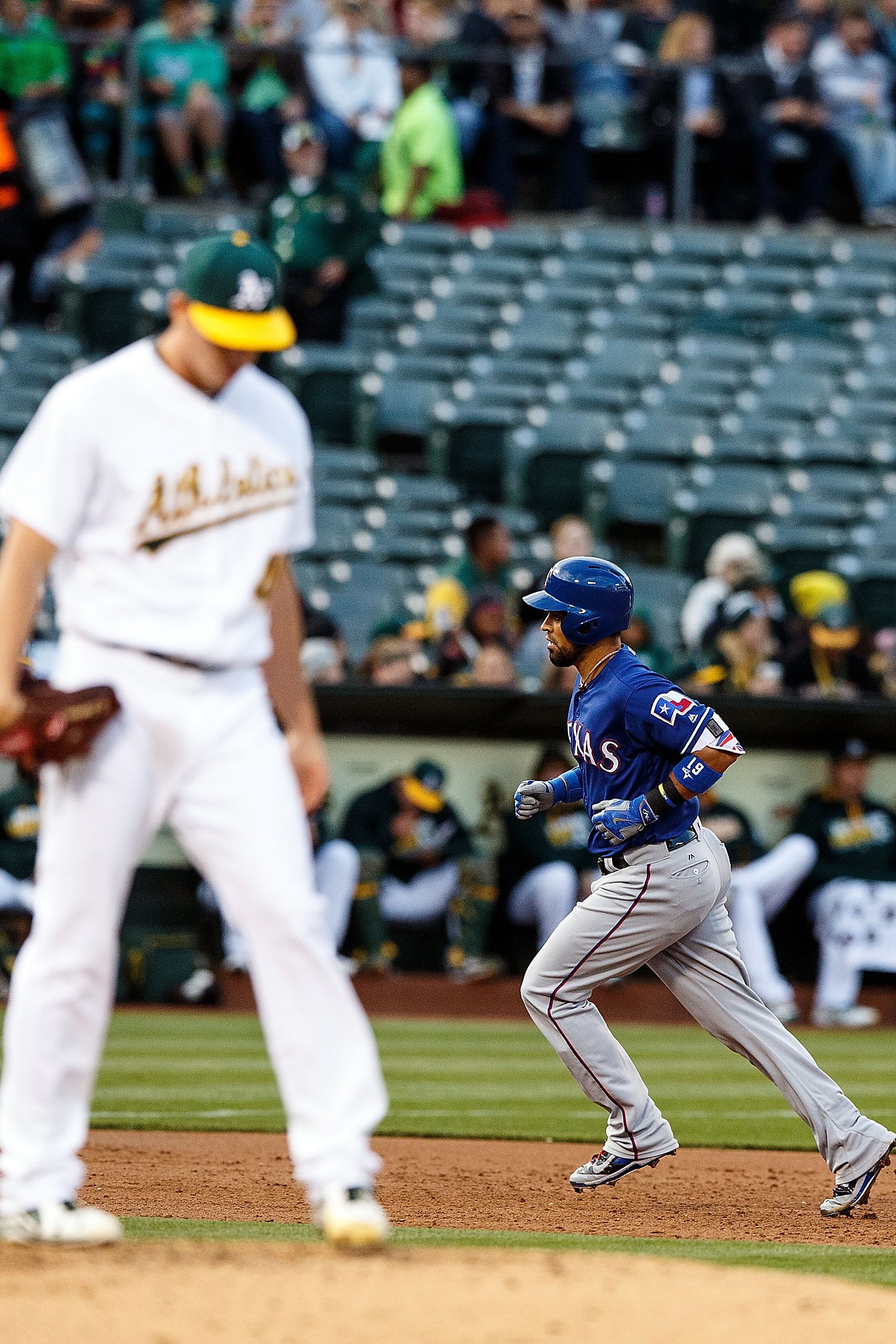 A’s Eric Surkamp continues rotation woes in loss to Rangers